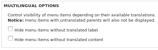 Menu Multilingual | Drupal.org
